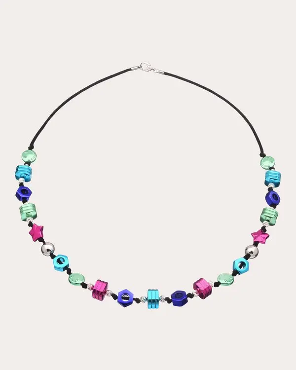 EERA 18k Gold Charm Cord Necklace