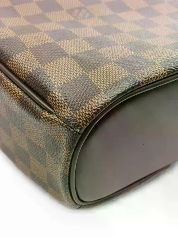 LOUIS VUITTON 2004 Saria Damier Ebene Tote Bag