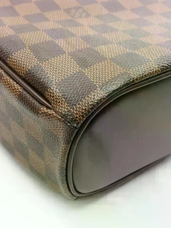 LOUIS VUITTON 2004 Saria Damier Ebene Tote Bag