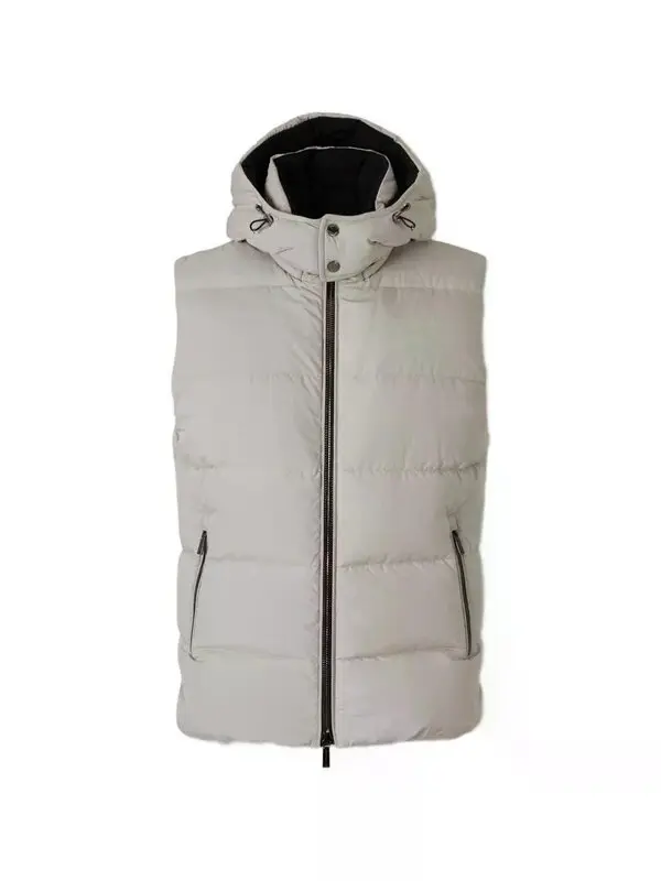 MOORER Hooded Padded Gilet
