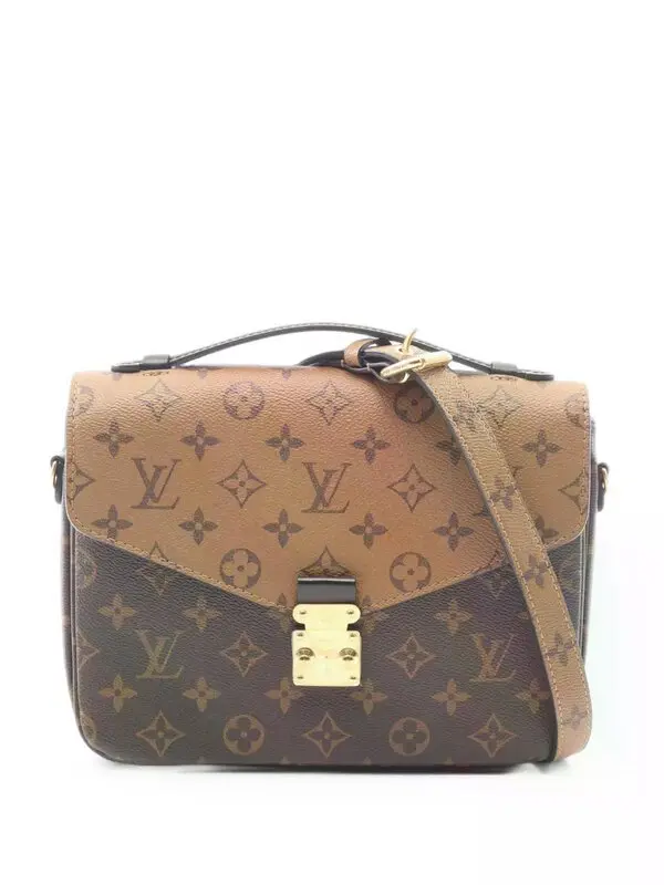 LOUIS VUITTON Monogram Reverse Pochette Metis Shoulder Bag