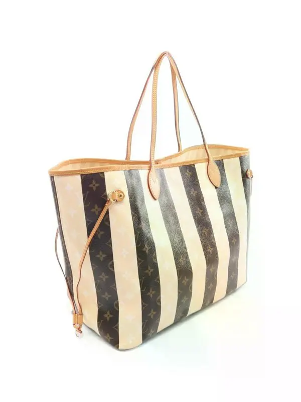 LOUIS VUITTON 2011 Rayures Neverfull Gm Tote Bag