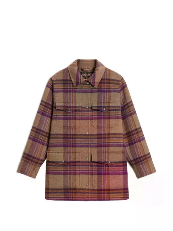 Woolrich Double-face Oversized Coat - Brown