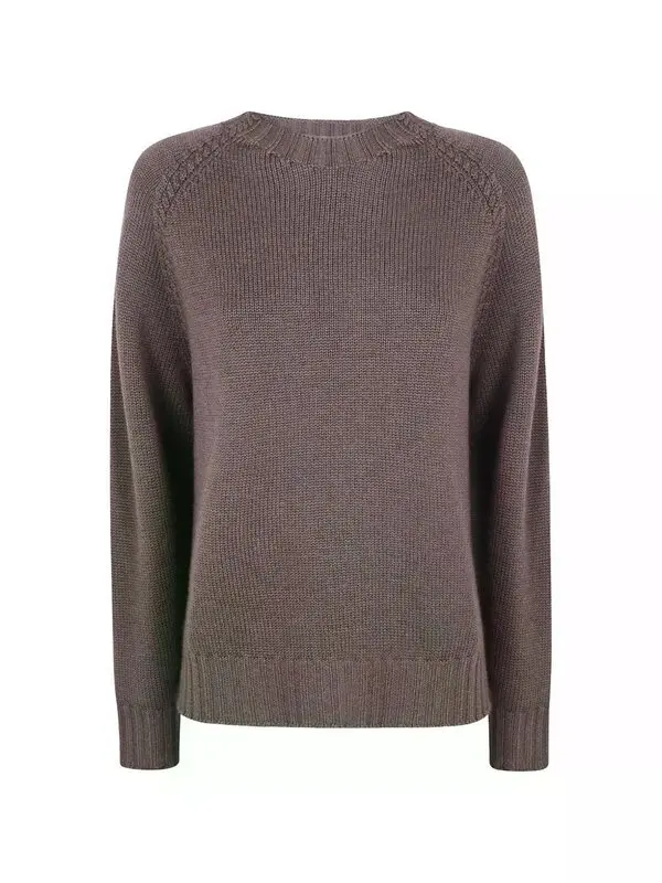 Rossopuro Knitted Raglan Sleeve Sweater