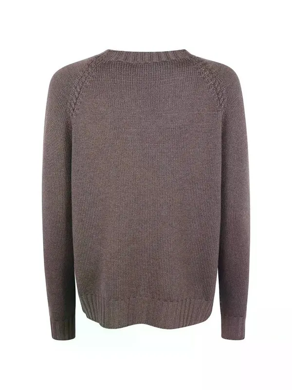 Rossopuro Knitted Raglan Sleeve Sweater