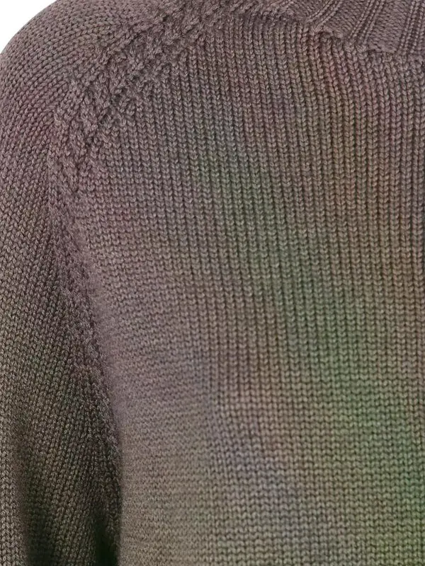 Rossopuro Knitted Raglan Sleeve Sweater