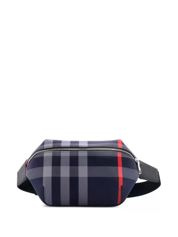 Burberry Sonny House Check Canvas Belt Bag - Black
