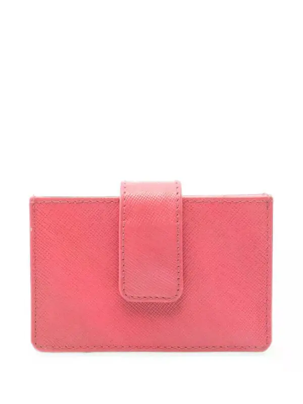 Prada 2000s Triangle-logo Card Case
