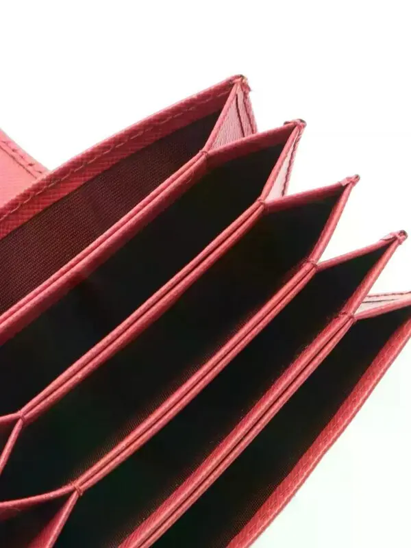 Prada 2000s Triangle-logo Card Case