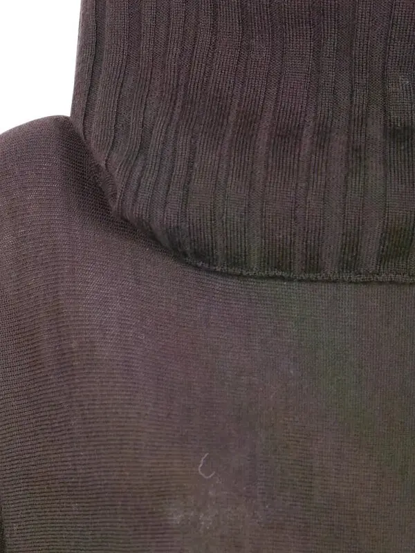 D.exterior Ribbed-knit Roll-neck Sweater