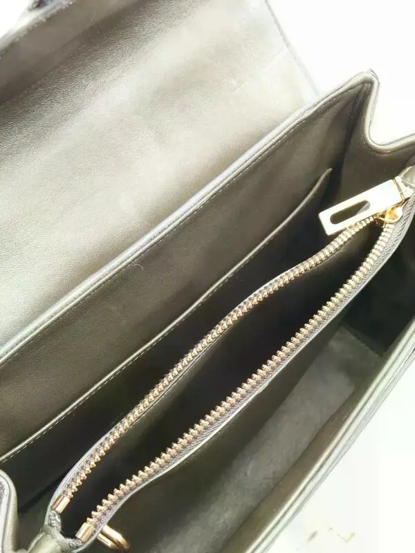 Celine 2000s Small 16 Lizard-effect Tote Bag - Grey