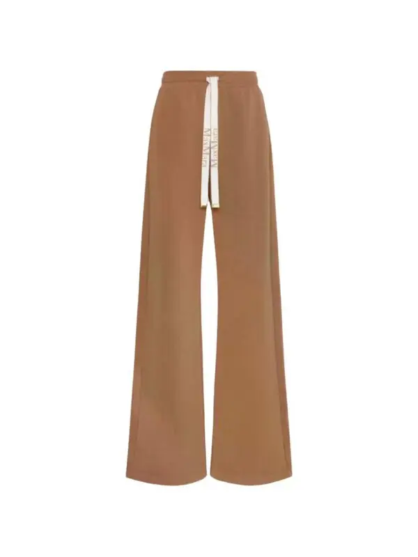 Max Mara Logo Drawstring Wide-leg Track Pants