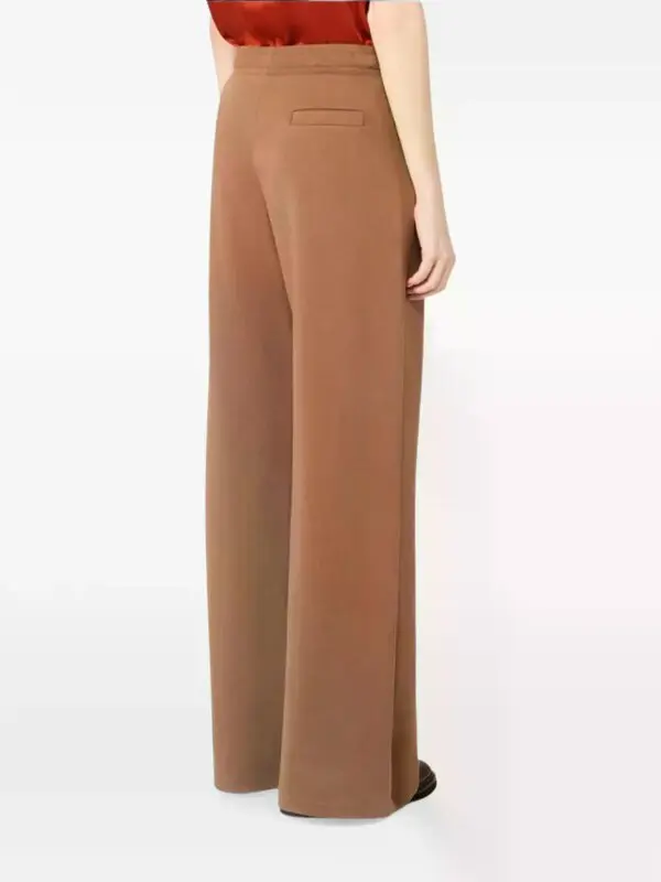 Max Mara Logo Drawstring Wide-leg Track Pants