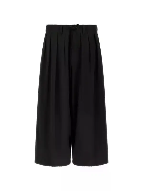 Yohji Yamamoto Pleated Wool Trousers