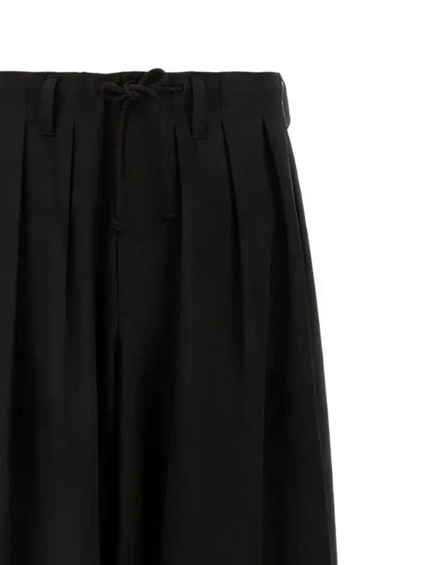 Yohji Yamamoto Pleated Wool Trousers
