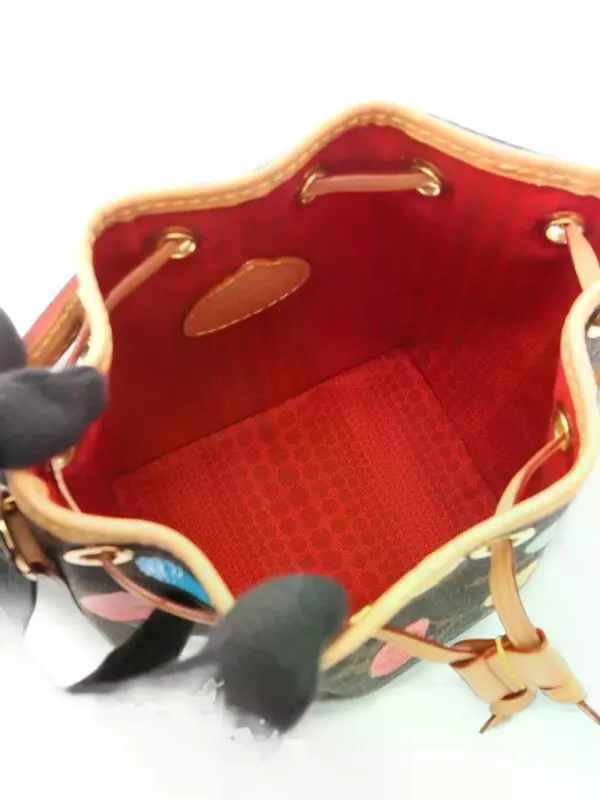 LOUIS VUITTON Monogram Canvas Painted Dot Nano Noé Bucket Bag