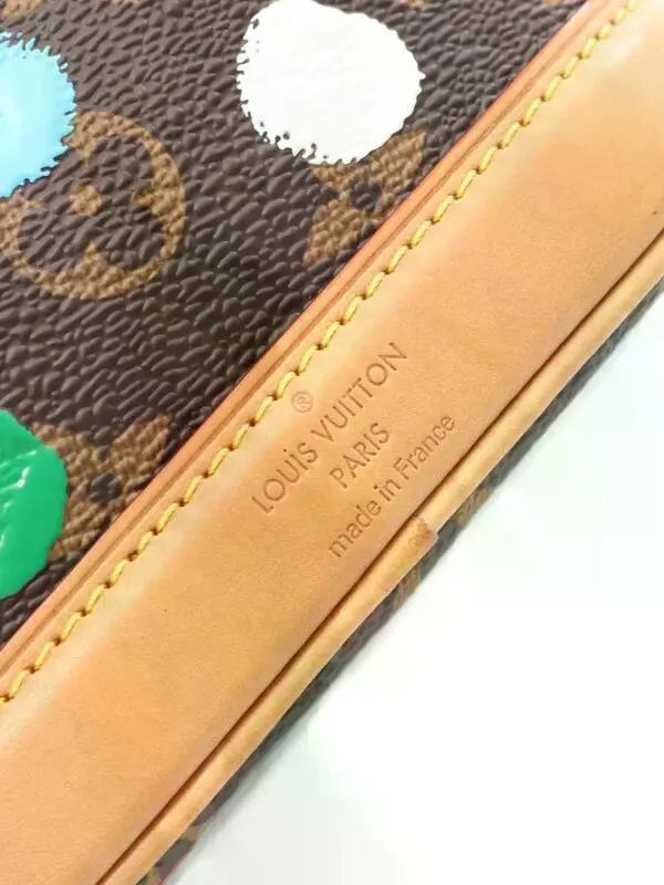 LOUIS VUITTON Monogram Canvas Painted Dot Nano Noé Bucket Bag
