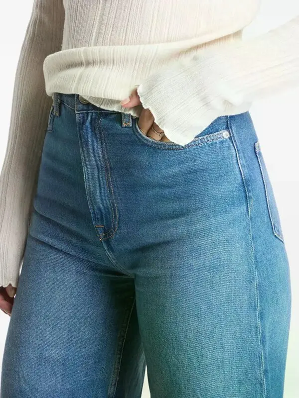 SAMSOE SAMSOE High-waisted Denim Shorts