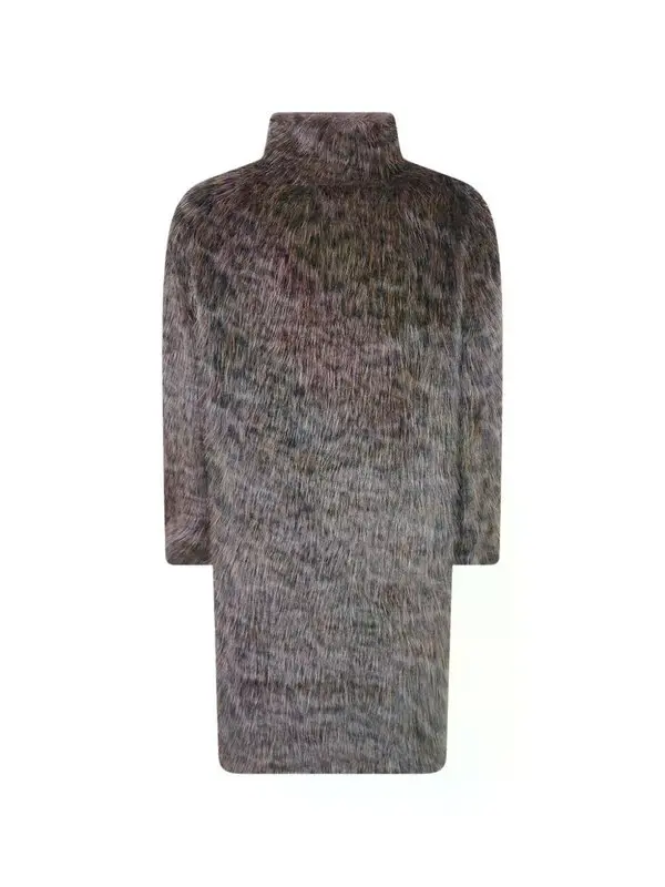 BETTA CORRADI Leopard-print Faux-fur Coat