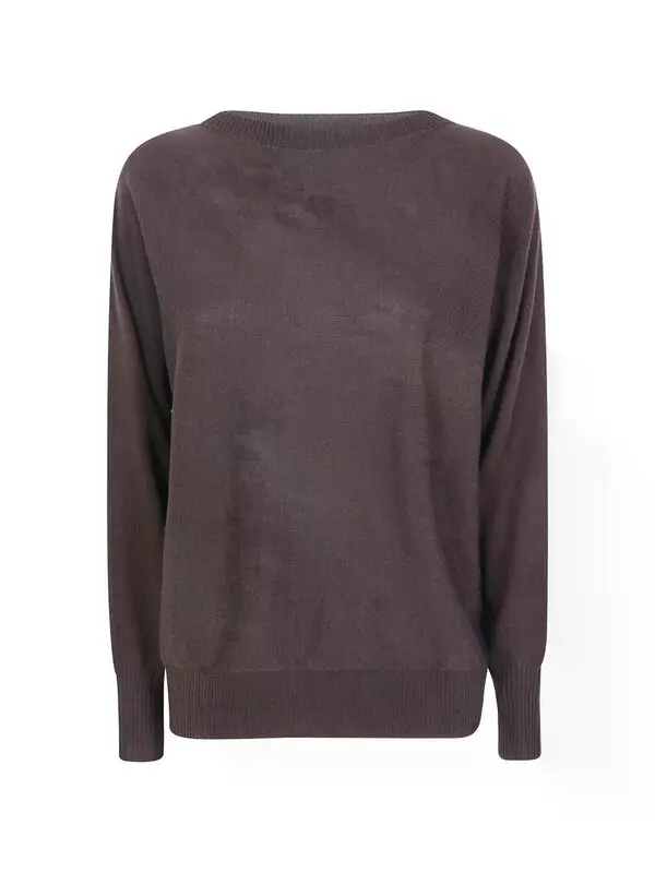 D.exterior Fine Knit Crew Neck Sweater