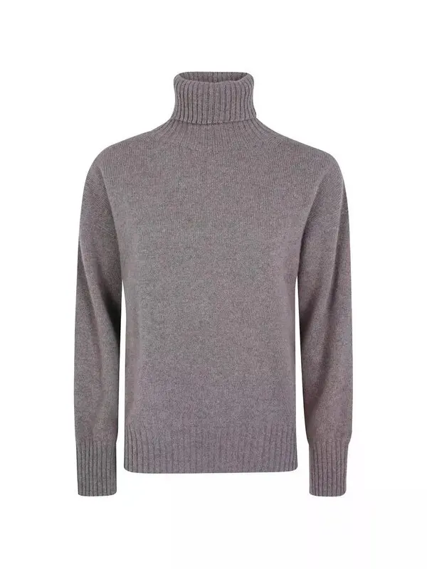 D.exterior Roll-neck Cashmere Sweater