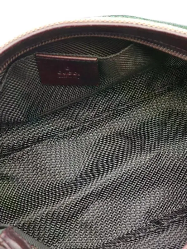Gucci 2000s Sherry Line Logo-plaque Shoulder Bag - Neutrals