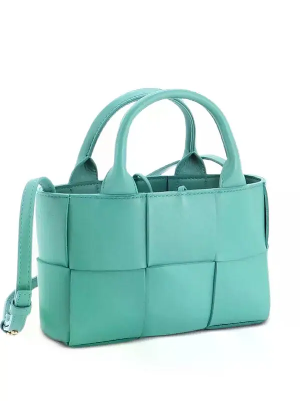 Bottega Veneta Intrecciato Leather Tote Bag - Green