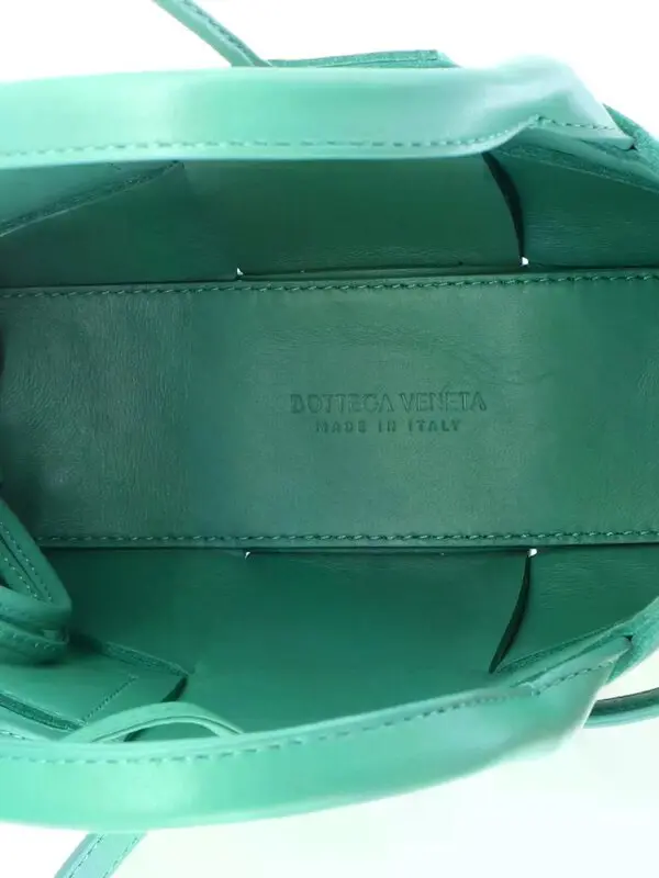 Bottega Veneta Intrecciato Leather Tote Bag - Green