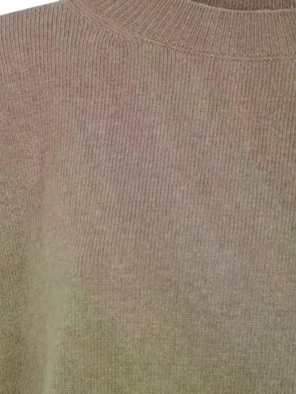 Laboratorio Capri Distressed Effect Ribbed Trim Sweater