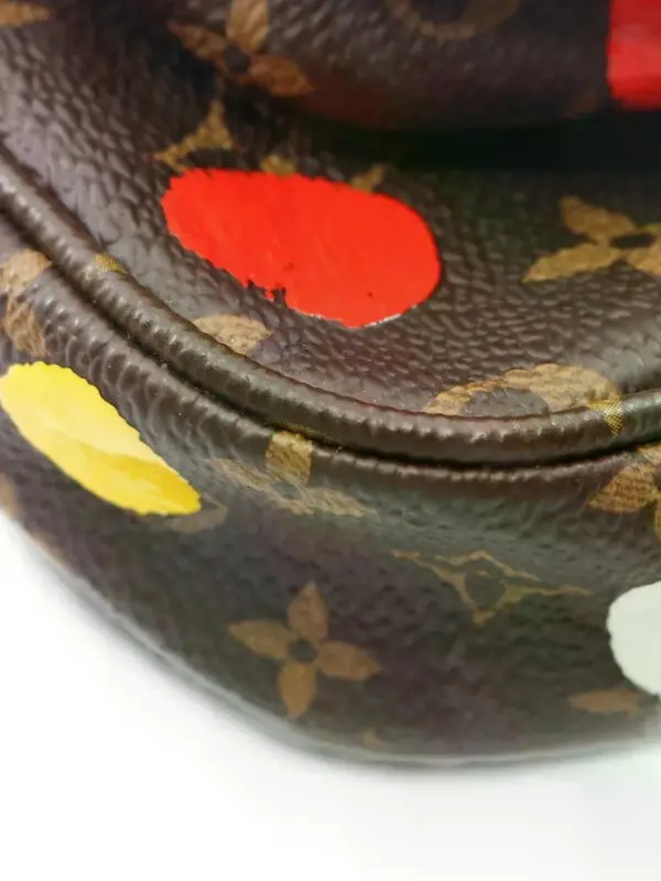LOUIS VUITTON X Yayoi Kusama 2023 Pochette Accessoires Monogram Shoulder Bag