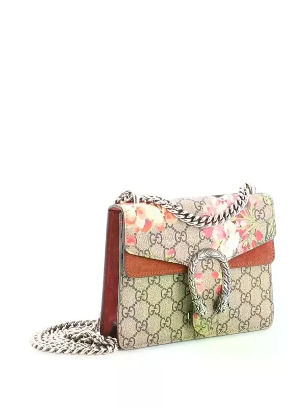 Gucci Dionysus Blooms Print Gg Coated Canvas Mini Shoulder Bag