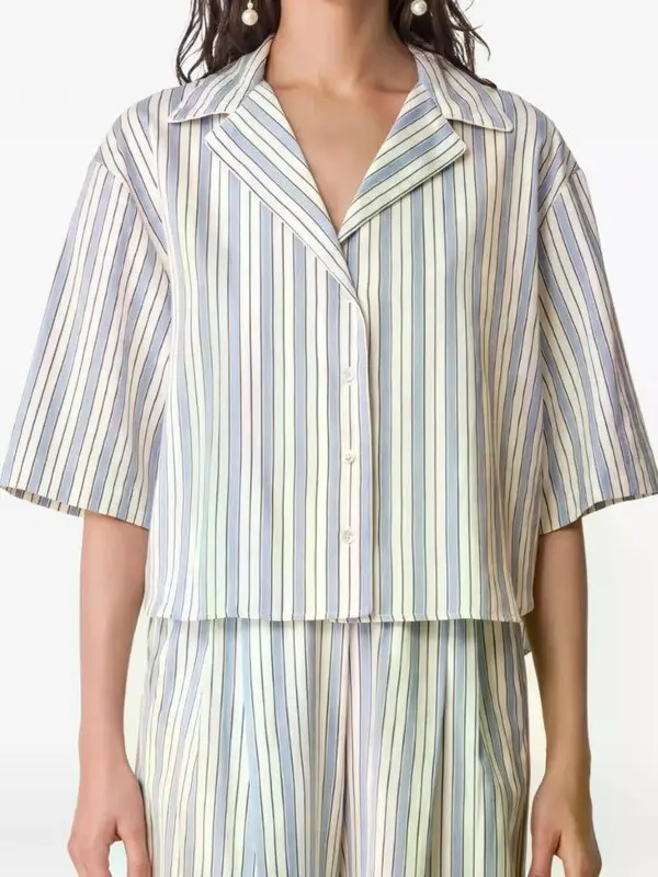FORTE_FORTE Striped Shirt