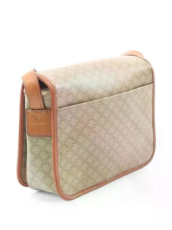 Celine 2000s Macadam Shoulder Bag - Neutrals