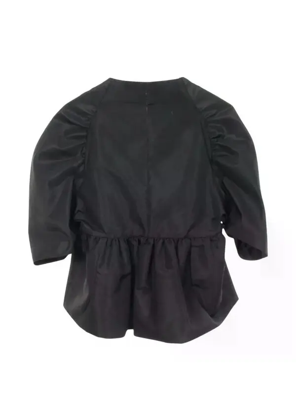 Prada V-neck Bow Detail Blouse