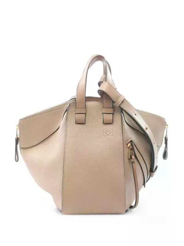 Loewe Leather Hammock Tote Bag - Neutrals
