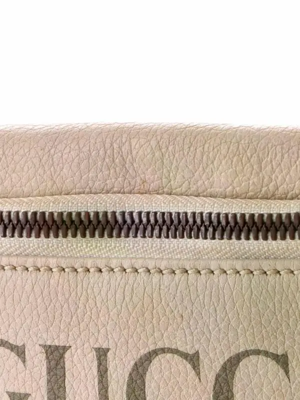 Gucci Logo Printed Leather Small Belt Bag