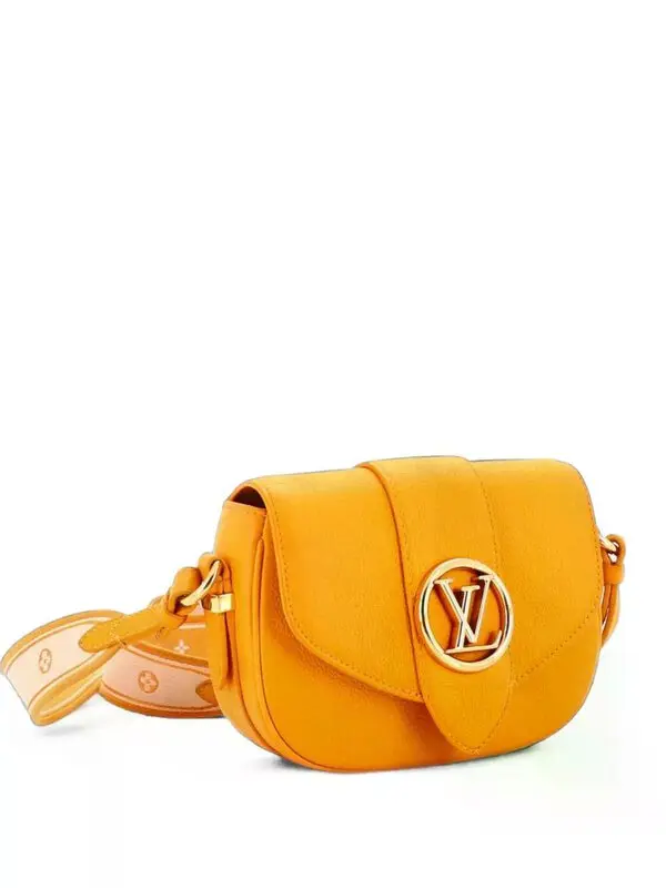 LOUIS VUITTON Pont 9 Soft Bag Leather Pm Crossbody Bag