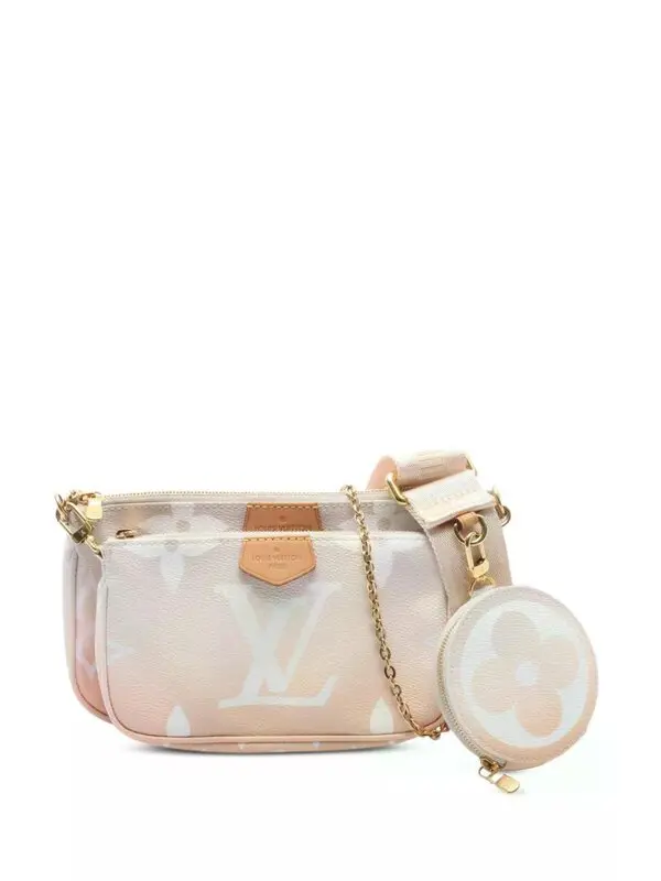 LOUIS VUITTON 2021 Pochette Accessoires Monogram Giant Shoulder Bag - Pink