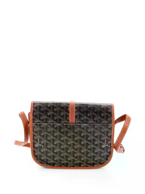 Goyard Belvedere Ii Messenger Bag Coated Canvas Pm Crossbody Bag - Brown