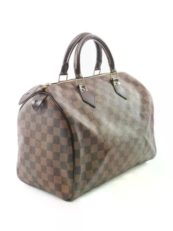 LOUIS VUITTON 2008 Speedy 30 Damier Ebene Handbag