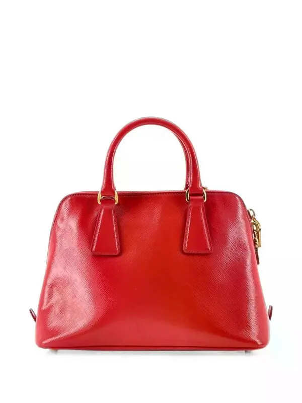 Prada Promenade Bag Vernice Saffiano Leather Small Satchel