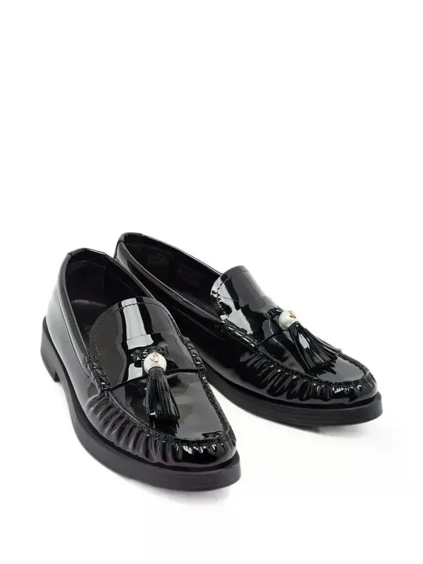 JIMMY CHOO Addie Tassel Detail Loafers