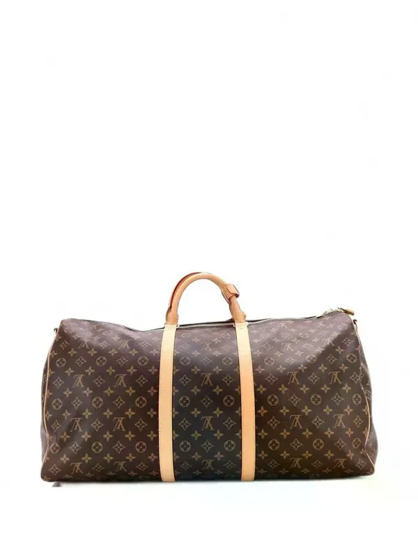 LOUIS VUITTON Keepall Bandouliere Bag Monogram Canvas 60 Travel Bag