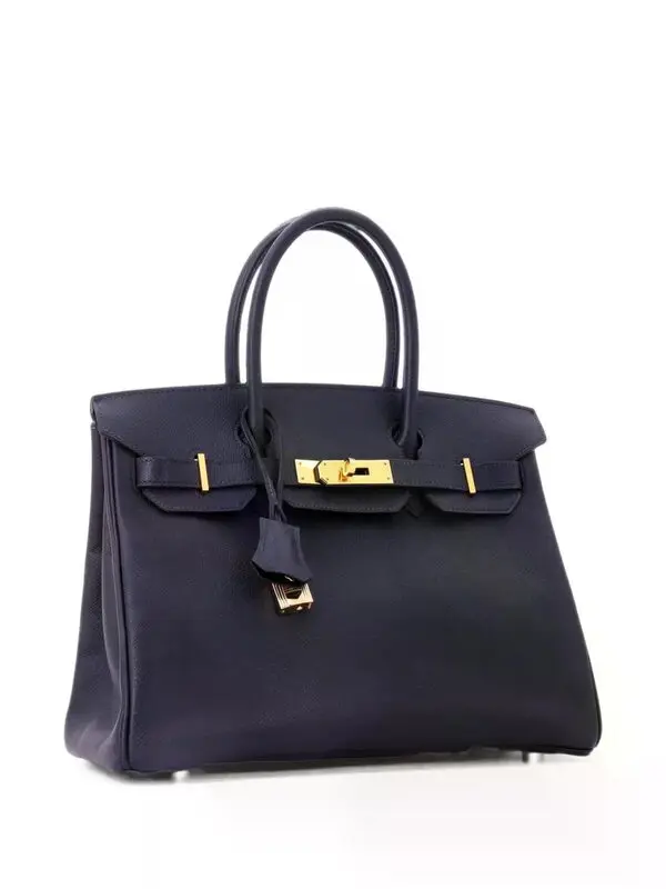 Hermès Birkin Handbag Epsom With Gold Hardware 30 Satchel