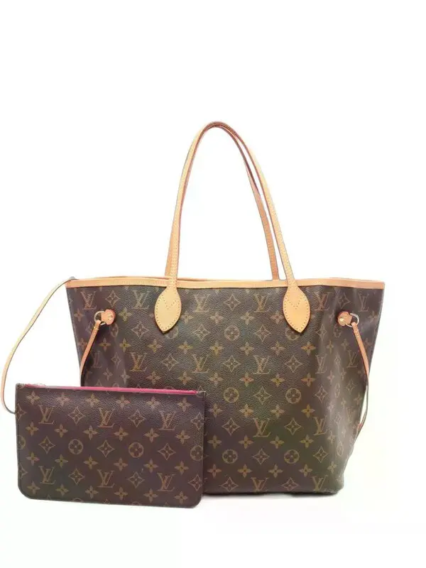 LOUIS VUITTON Neverfull Mm Monogram Tote Bag - Brown