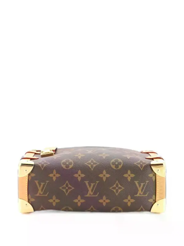 LOUIS VUITTON Monogram Canvas Mm Satchel - Brown