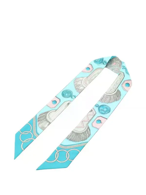 Hermès 2010s Epaulettes Twilly Scarf