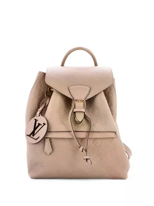 LOUIS VUITTON Montsouris Nm Monogram Empreinte Leather Pm Backpack