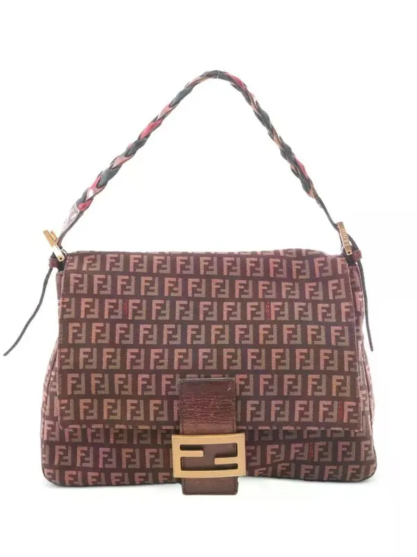 Fendi 2000s Zucchino Mamma Bucket Bag - Red