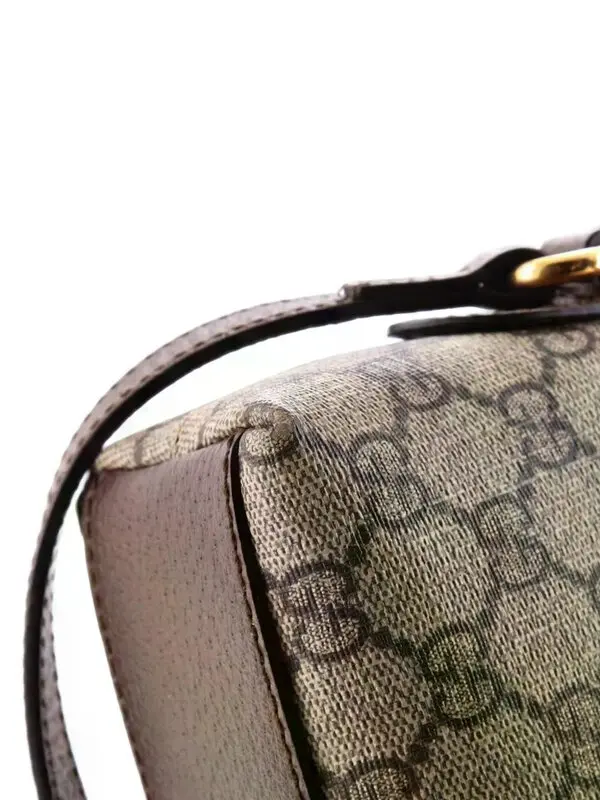 Gucci Ophidia Dome Gg Coated Canvas Small Shoulder Bag